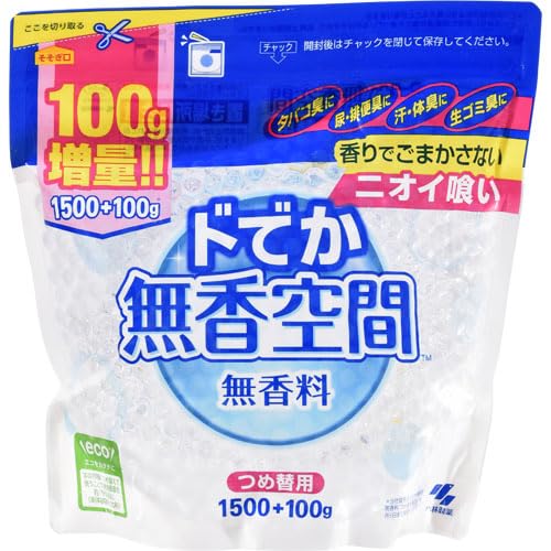 ブルー/ドでか/4-1688-31・パッケージ個数:1・内容量：1600g商品紹介 ●香りを一切使用していない無香タイプの消臭剤です。●★各種の消臭作用を持つアミノ酸系消臭成分を配合。●透明ビーズが様々な気になるニオイを効果的に消臭します。...