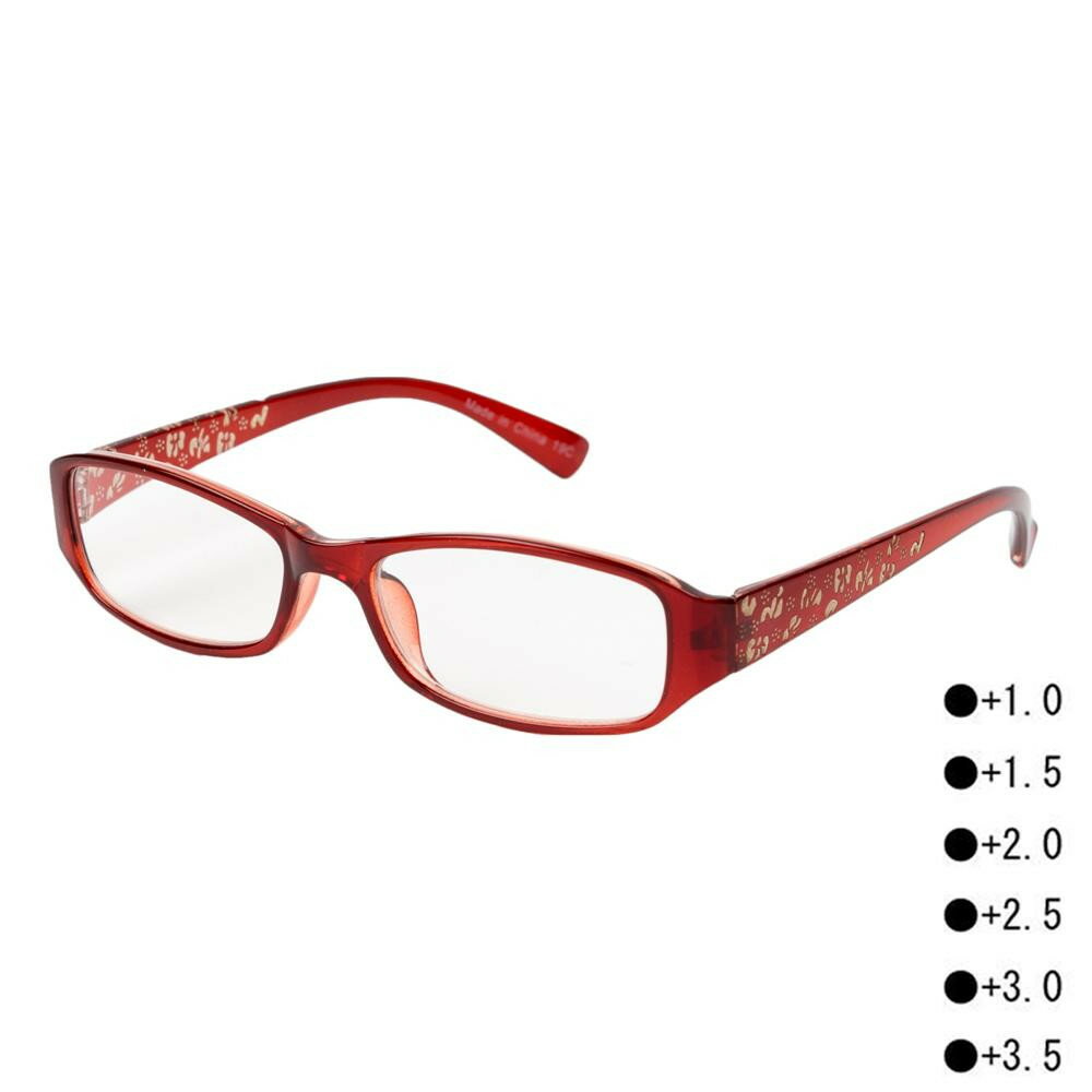 フレームの柄がおしゃれな老眼鏡です。商品区分一般医療機器医療機器届出番号:14B3X10028000001サイズレンズ幅×鼻幅×テンプル長さ:53×11×134mm個装サイズ：16×7×5cm重量個装重量：60g素材・材質PC生産国中国おし...