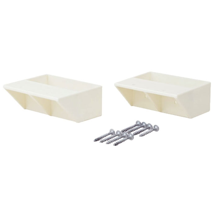 色調 オフホワイト 使用荷重(kg) -kg ※使用荷重は実験値です。設置場所や、使用木材によって条件が変わる為、保証するものではありません。 商品サイズ(cm) 幅 9.4cm × 奥行 7.9cm × 高さ 3.8cm 本体重量(kg)...