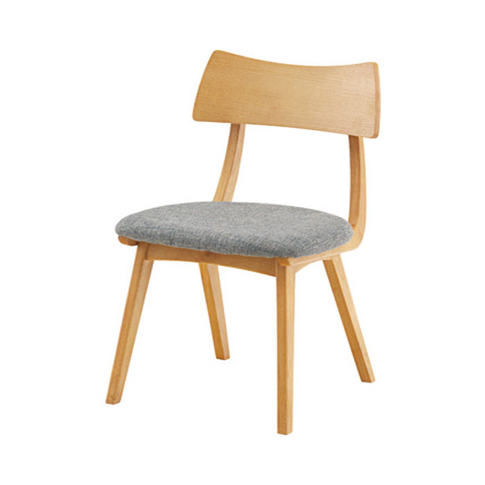 【メーカー直送品】【代引不可】【沖縄北海道離島お届け不可】W45×D45.5×H77.5×SH44.5cm天然木化粧合板(アッシュ) 天然木(ラバーウッド) ウレタン塗装 ポリエステル組立完成品付属工具：なしお客様用意：なし静的耐荷重：80...