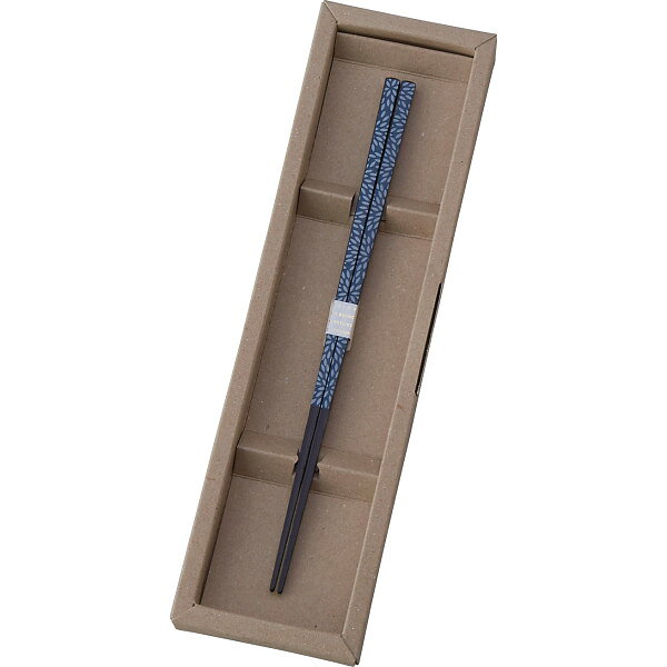 ●箸先が四角形なので、料理が掴みやすいお箸です。●現品約23cm●天然木・ポリエステル塗装原産国：日本化粧箱入