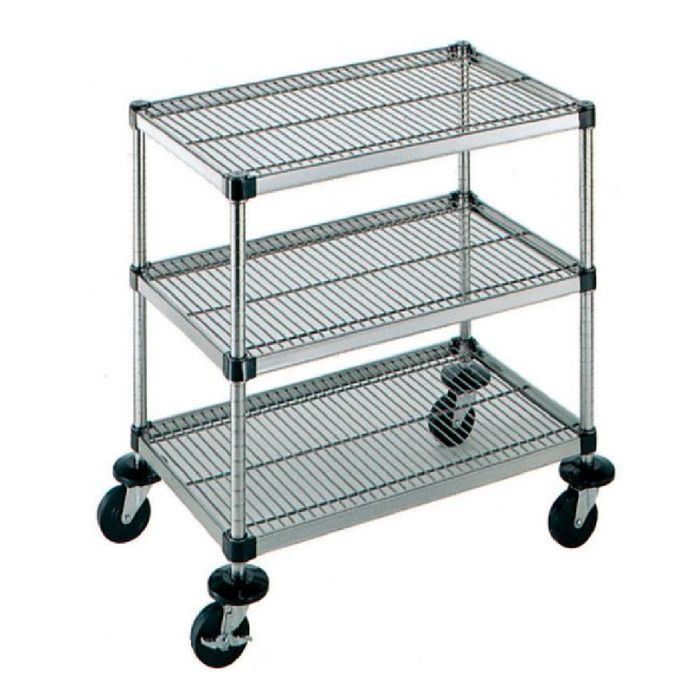 ●ポール高さ692mm・奥行610mm 直径100mmウレタンキャスター使用 自在×3・ストッパー付×1外寸縦×横×全高mm610×1060×H82718-0ステンレス生産地：燕三条 ■メーカー希望小売価格はメーカーカタログに基づいて掲載し...