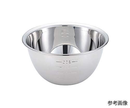 ・内径×外寸高さ:φ150×H85mm・材質:18-8ステンレス 板厚0.5mm・コード番号:04-0241-0801F18-8 深型ミキシングボール 15cm(目盛付)/62-8178-20 ■メーカー希望小売価格はメーカーカタログに基づ...