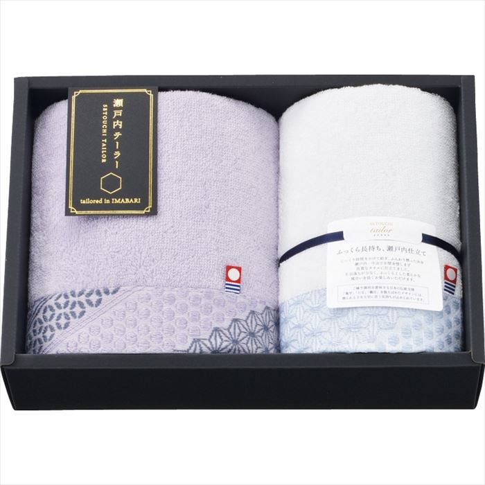 フェイスタオル：約33×80cm、ウォッシュタオル：約33×35cmベージュ・パープル：綿95％・ポリエステル3％・レーヨン2％、ホワイト：綿98％・レーヨン2％原産国：日本ふっくら長持ち、瀬戸内仕立て 瀬戸内・今治で手間を惜しまず仕立てた...