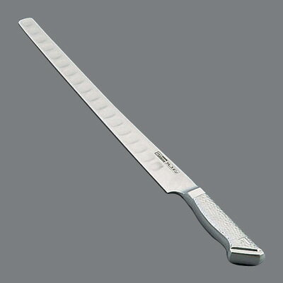 【仕様】サイズ：36cm全長：490mm質量：265g背厚：2.0mmGLESTAIN グレステン■440Aをベースとしたグレステン鋼には、サブゼロ処理 （超低温処理）をはじめ、さらに何段階にもわたる特殊熱処理を行っています。 耐蝕性、耐磨...
