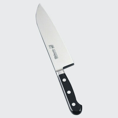 【仕様】サイズ：18cm全長：310mm質量：165g背厚：2.0mmプロの切れ味、プロのフォルム。16クロムハイステンレスモリブデン鋼で応える、ミソノ440シリーズ。ミソノ440シリーズの大きな特長は、従来の13クロムからより錆にくくより...