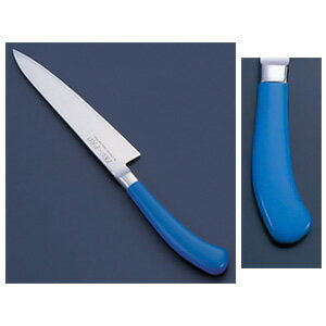 【仕様】サイズ：12cm全長：238mm質量：60g背厚：1.7mmTKG-PRO（プロ） 業務用 抗菌カラー包丁　これからの衛生管理の決定版！　多彩なカラーバリエーションハンドルのカラーは6色あり、肉類、魚貝類、野菜、果実、パン類、加工済...