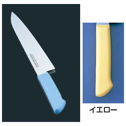【仕様】サイズ：24cm全長：372mm質量：165g背厚：2.2mmマスターコック 抗菌カラー庖丁◆材質 刀身：モリブデン・バナジウム鋼 ハンドル：ノバロンAGZ330（銀系無機抗菌剤）入りポリプロピレン樹脂（耐熱温度110℃）　●多彩な...