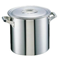 【仕様】サイズ表示（内径）：390mm外径×深さ：415mm×390mm容量：46.0L質量：7.000kg底径：350mm18-10ロイヤルシリーズ 業務用鍋[IH] クラデックス鋼（三層構造） 板厚：1.5mm・優れた耐久性・保温性。ど...