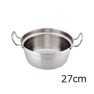 サイズ：　（内径）27cm　（外径）285mm×（深さ）120mm容量：5.0L質量：1.9kg板厚：2.0mm底径：180mm 【 食器 洋食器 ブランド食器 北欧 収納 おしゃれ お洒落 シンプル 】 ■メーカー希望小売価格はメーカーカ...
