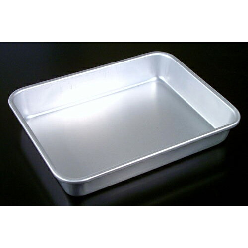 【仕様】サイズ表示：大間口×奥行×高さ：420mm×301mm×66mm（内寸）間口×奥行：385mm×265mm質量：0.515kg●硬質アルミ製サイズ違いはこちらキングプリンス特大中小小々 【 食器 洋食器 ブランド食器 北欧 収納 お...