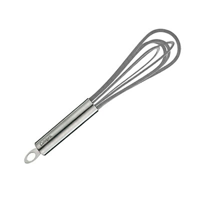 【仕様】 メーカー品番：74-767209 カラー：グレー 全長：305mm 材 質：ステンレススチール、シリコン 耐熱温度：400℃ ●ステンレススチールのワイヤーをシリコンでラップした ウィスク、 陶磁器や金属の表面にキズがつきにくく、...