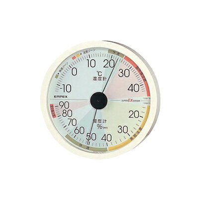 【仕様】 直径×厚さ：120mm×27mm 質量:0.190kg 温度:-10~+40℃（1目盛1℃） 湿度:20~90%（1目盛2%）■メーカー希望小売価格はメーカーカタログに基づいて掲載しています
