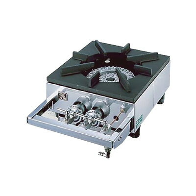 【仕様】 サイズ：320×450×H158mm バーナー：外径φ170mm種火付 ごとく：口径320mm 鋳物ホーロー仕上（別梱包） ゴム管：LPG9.5mm 都市ガス13mm 消費量： LPG7.95kW（0.57kg/h）■メーカー希望...