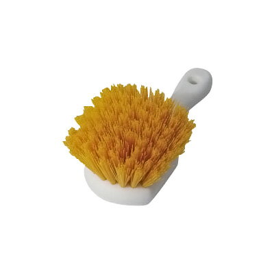 【仕様】 カラー:イエロー サイズ:110×90×全長240mm 毛長:50mm PET毛 ●厨房機器に付いた多様な汚れに最適です。