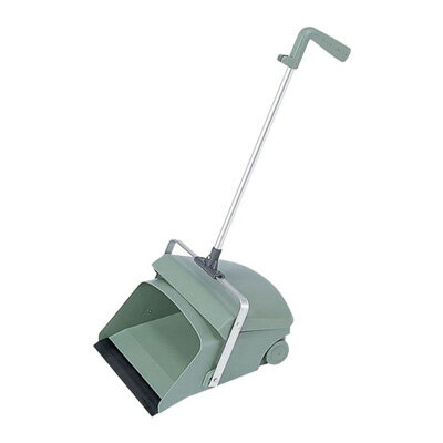 【仕様】 メーカー品番:DP-462-100 幅×奥行×高さ:302×480×545~680mm 色:グリーン 質量:約1.07kg 材質:本体/PP(再生樹脂)柄/アルミパイプグリップ/PP(再生樹脂) ●従来品に比べ約2倍の大容量。 ●...