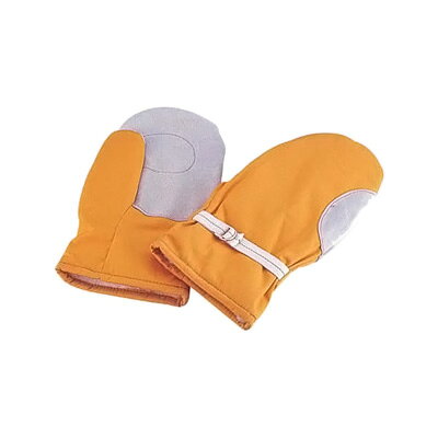 【仕様】 全長:28cm てのひらのグレー部分→革製 黄色の部分→防水のヨットの帆のような材質 冷凍庫内の運搬作業に適しています。