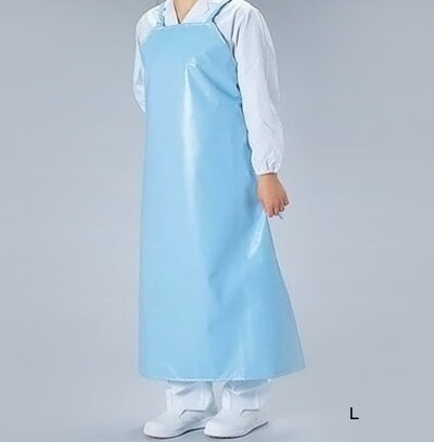 【仕様】 サイズ:L 色:サックス 幅×前丈:900×1150mm 質量:230g ●ナイロンオックスに特殊ポリウレタンコーティング ●耐油に優れ、軽量、ファッション性を考慮しました。