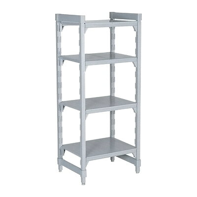 【仕様】 メーカー品番：CSU41245S 間口：610mm 高さ：1430mm 段数：4 CAMBRO NSF キャンブロ カムシェルビングキャンブロカムシェルビングは、斬新なシェルビングシステムで、効果的な保存管理に役立ちます。冷蔵室や...
