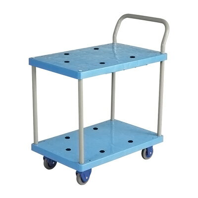 【仕様】 メーカー品番：NP104GS 奥行×幅×高さ：710×455×885mm 棚間隔:480mm 車輪:ブタジエンゴムφ100 自在×2 固定×2 積載荷重:150kg 材質:本体/ポリプロピレン ハンドル/スチールポリエステル粉体塗...