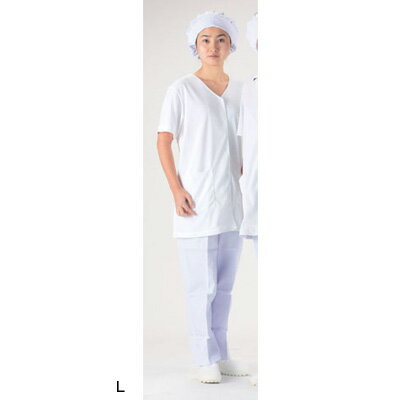 【仕様】 メーカー品番:NR-449 サイズ:L 着丈:75cm 肩巾:40cm 胸囲:107cm 半袖:23cm テクノファインコートの特長 ●スナップボタン ボタンはすべてスナップボタンを採用。 欠落による異物混入を防止します。 ●軽快...