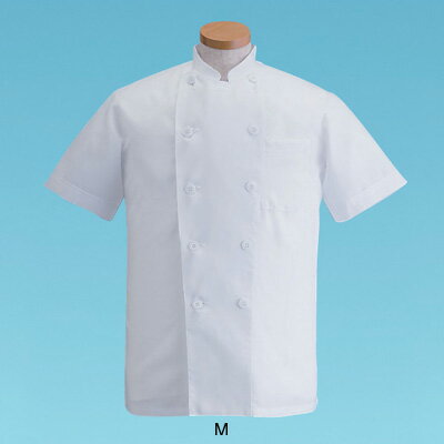 【仕様】 メーカー品番:KD-462 サイズ:M 着丈:72cm 肩巾:44cm 胸囲:106cm 半袖:24cm ポリエステル65%+綿35%オックス/軽量素材