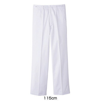 【仕様】 メーカー品番：TC-430 サイズ：115cm 総丈：106cm 股下：74cm ポリエステル65%+綿35%/ツイル前ファスナー両脇スラッシュ、右後片玉縁ポケット