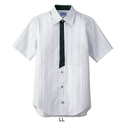 【仕様】 メーカー品番：BT-3124 色：グレー サイズ：LL 首囲：45cm 着丈：82cm 肩巾：52cm 胸囲：124cm 袖丈：26cm