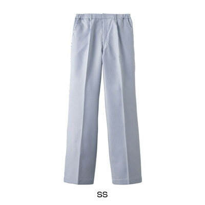 【仕様】 メーカー品番：AN-456 サイズ：SS ウエスト：58～64cm ヒップ：92cm 股下：72cm ポリエステル100%/校織ツイル アンクル加工 ●制電 ※脇ゴム入