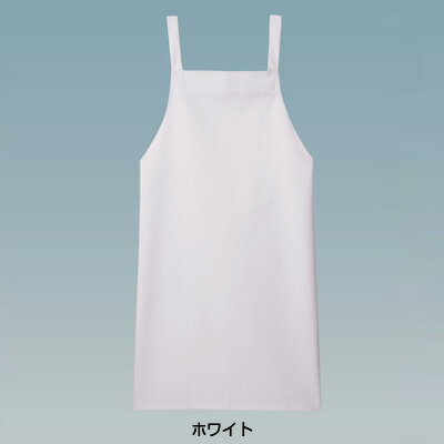 【仕様】 メーカー品番：EM-704 色：ホワイト 前中心丈：92cm 身巾：68cm 紐長：120cm 紐巾：3cm サイズ:フリーサイズ ポリエステル65%+綿35%/ツイル(フレッシュエリア加工)