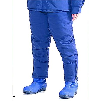 【仕様】 メーカー品番：MB-102 サイズ：M ズボン丈：101cm 胴廻り：90cm 股下：70cm 裾：36cm 質量：1.15kg 表生地:綿100% 裏生地:アクリル100%厚地キルティング ●-60℃対応タイプです。 ●冷凍冷蔵...