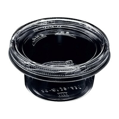 【仕様】 規格：本体 容量：430cc メーカー品番：7P007430 (外寸)直径×高さ：129×65mm 材質:ポリエチレンテレフタレート 耐熱温度:60℃ ●ねじ式のかん合する蓋ですので、力を入れずに簡単に開閉ができます。 ●臭いや汁...