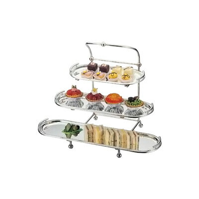 【仕様】 幅×奥行×高さ：483×280×386mm 付属品:小判ケーキプレート S 300×150×1枚 M 400×150×1枚 L 500×150×1枚