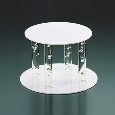 【仕様】 サイズ：7×8号 上径×下径×高さ：210×240×130mm ●柱は、光が当たるとキラキラ輝く透明泡入りです。