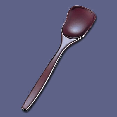 【仕様】 形状：アイスクリームスプーン 色：溜 全長：135mm