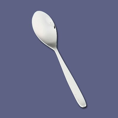 【仕様】 形状名：ピラフスプーン 全長：190mm ●食材別に使いやすく食べやすいデザインになっています。 ●用途がすぐ分かるように、ハンドルに食材の名前を打刻してあります。