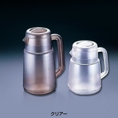 【仕様】 色：クリアー 容量：2.2L 直径×高さ：140×260mm 底径：135mm 質量：0.495kg 耐熱90℃