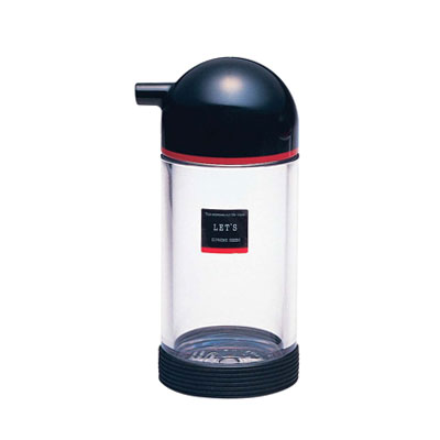 【仕様】 メーカー品番：K-1182 直径×高さ：60×140mm 容量：200c.c. 質量：0.14kg レッツシリーズ 材質:本体・フタ/AS樹脂、(耐熱80℃)底ゴム/SBR