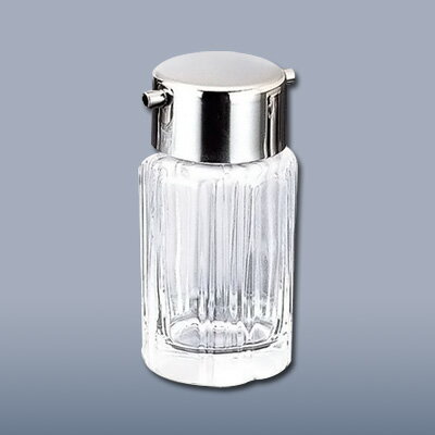【仕様】 幅×奥行×高さ：59×55×104mm 容量：120c.c. ※本体ガラス製