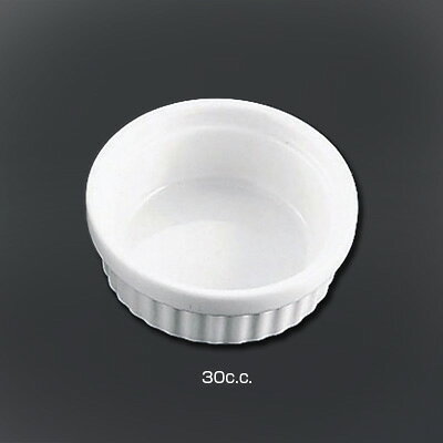 【仕様】 サイズ：ML-SS 直径×高さ：59×22mm 容量：30c.c. 内径×深さ：47×15mm 耐熱温度:400℃ ●オーブン・電子レンジに使用できます。 ※直火にはかけられません。 ※電子レンジ対応 ※入数