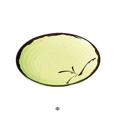 【仕様】 メーカー品番：OB-13 規格：中 直径×高さ：183×18mm メラミン「織部」シリーズ ※洗浄器対応