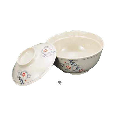 【仕様】 メーカー品番：M-350-K (身・蓋)：身 直径×高さ：143×67mm 容量：610c.c. メラミン「かりん」シリーズ ※洗浄器対応