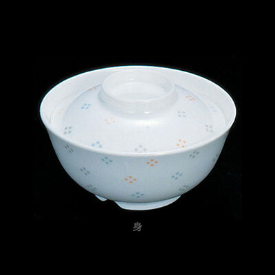 【仕様】 メーカー品番：M-350-KA (身・蓋)：身 直径×高さ：143×67mm 容量：610c.c. メラミン「花紋」シリーズ ※洗浄器対応