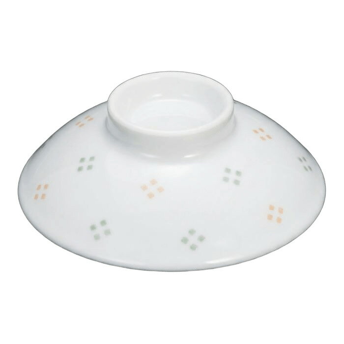 花紋 飯椀の蓋となります。 メーカー品番：M-353-KA (身・蓋)：蓋 直径×高さ：118×35mm メラミン「花紋」シリーズ ※食洗機対応