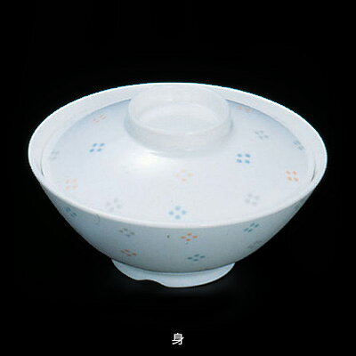 【仕様】 メーカー品番：M-220-KA (身・蓋)：身 直径×高さ：145×60mm 容量：465c.c. メラミン「花紋」シリーズ ※洗浄器対応