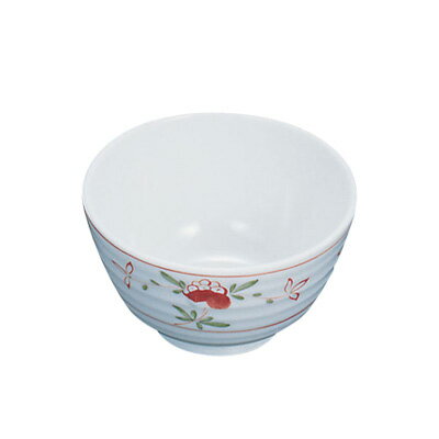 【仕様】 メーカー品番：AK-7 直径×高さ：92×54mm 容量：200c.c. メラミン「赤絵」シリーズ ※洗浄器対応