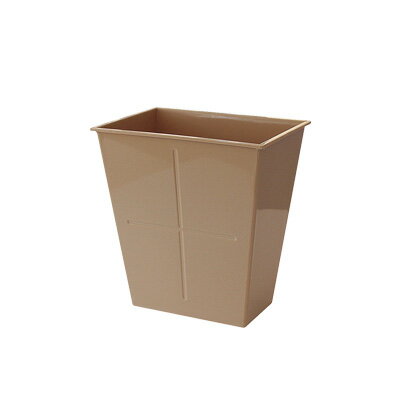 【仕様】 色：カフェオレ サイズ：310×220×H325mm 容量:約13L 材質:ポリプロピレン ●LサイズはSサイズと組み合わせが可能。分別ダストとして使用できます。 タイルをモチーフにしたスタイリッシュなくず入れ「アンブル」 リビン...