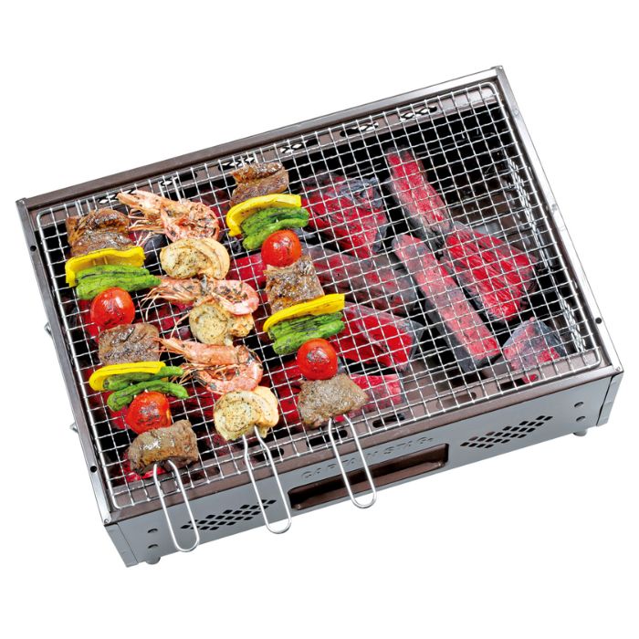 食材が回らずに焼けます。 焼きマシュマロも回らずに一度にたくさん焼けます。 製品サイズ(約)：350mm 材質（品質）：ステンレス鋼 原産国：中国 ■メーカー希望小売価格はメーカーカタログに基づいて掲載しています