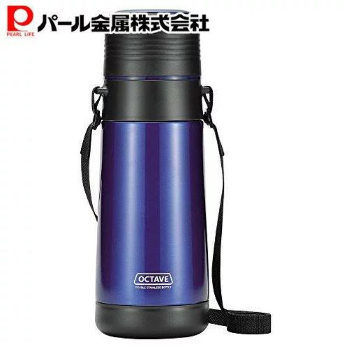 サイズ:1000ml ダブルステンレス構造で保温・保冷OK 指1本で開閉できるワンタッチ中せん 直飲みもできる2way仕様 大きめの氷が入る口径45mmの広口タイプ カチっと蓋が閉まる蓋ロック機能付 移動に便利なベルト付 製品サイズ：(約)...