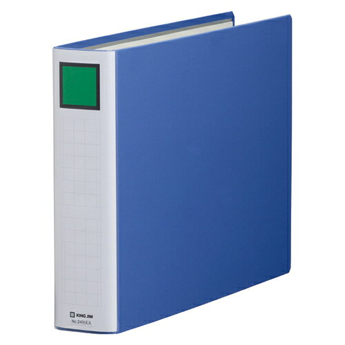 規格:B4判ヨコ型背幅:66mm綴じ厚:50mm適正収容:500枚貼表紙外寸:縦274×横385mm穴数:2穴穴間隔:80mm材質:オレフィン素材貼表紙,表紙芯材=古紙使用カラーインデックス1組付 ■メーカー希望小売価格はメーカーカタログに...